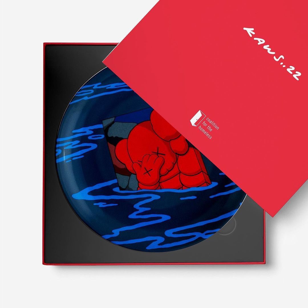KAWS Unveils Exclusive "Artist Plate" Project For A Worthy Cause Vanity ...