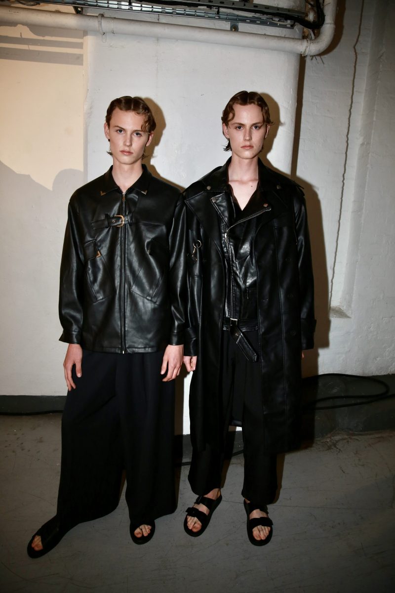 Backstage - The Monochrome Mastery Of Justin Cassin At London Fashion ...