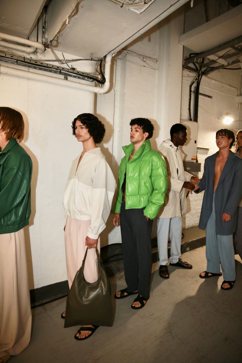 Backstage - The Monochrome Mastery Of Justin Cassin At London Fashion ...